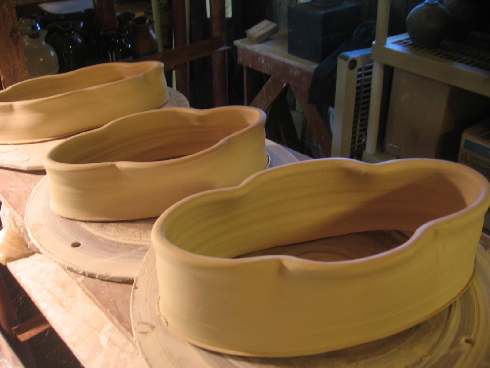 meesh's pottery: putting the parts together