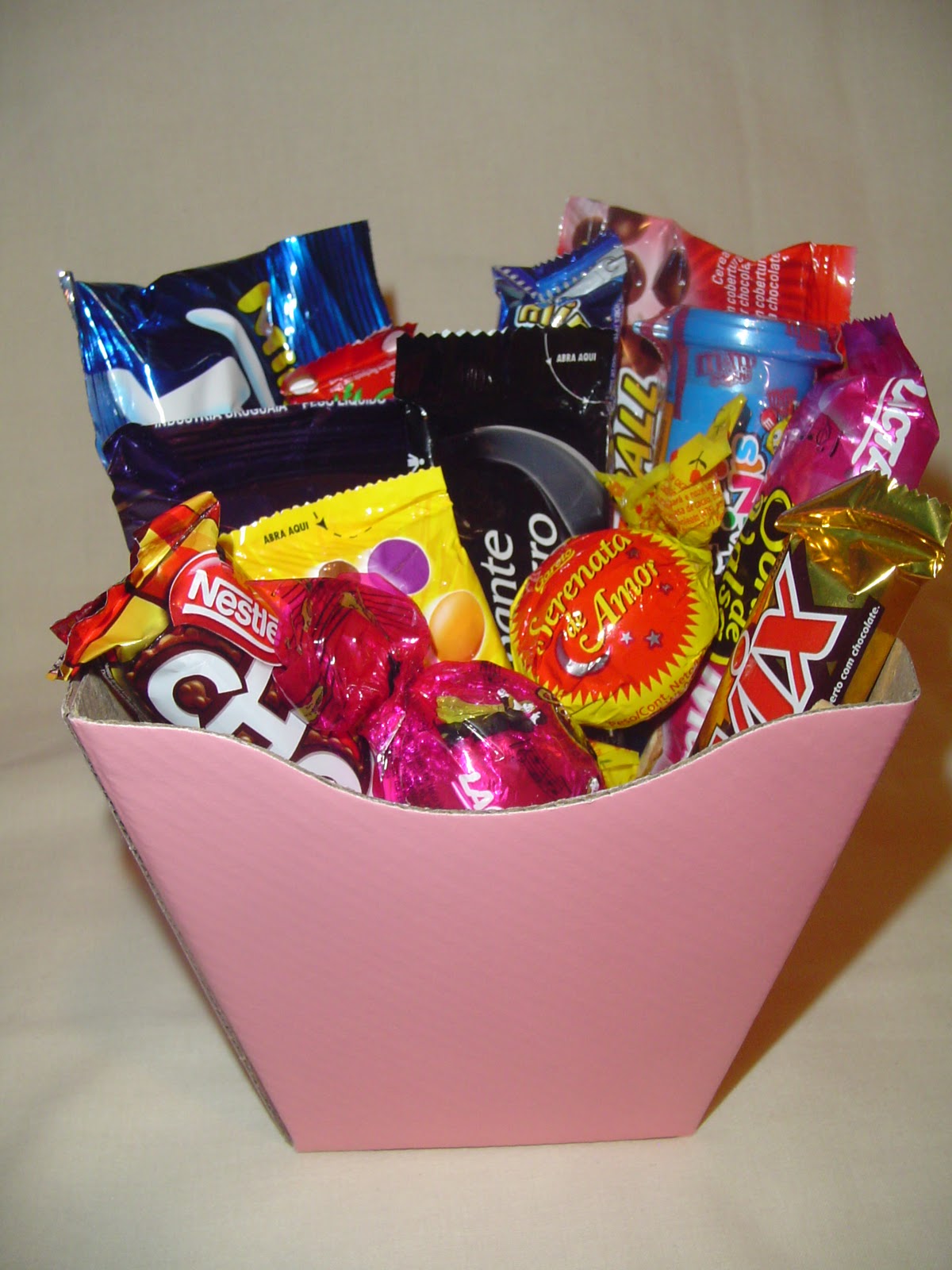 Doce Deleite Delícias: Cachepot de Chocolate (Cód. CC0001 - Tam. Pequeno)