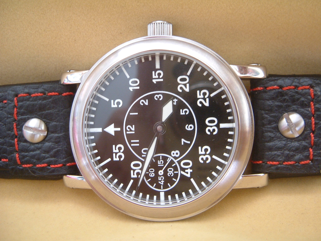 Epicure Watches: Flieger Eta 6497: "Pilot Nesterov"