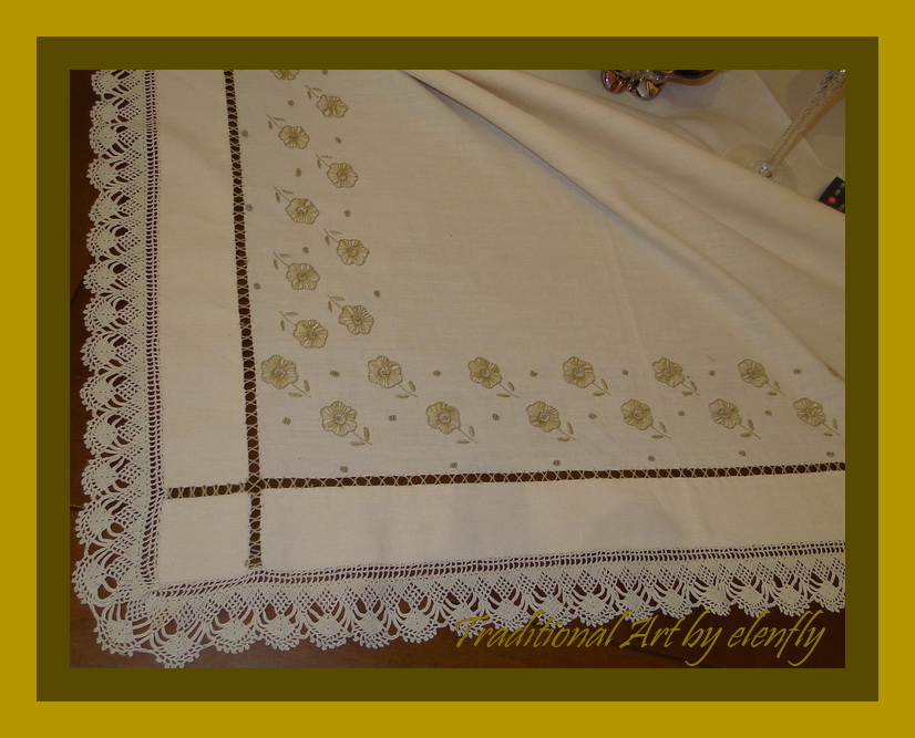 Traditional Creations / by elenfly: ΛΙΝΟ ΤΡΑΠΕΖΟΜΑΝΤΗΛΟ - LINEN TABLECLOTHS