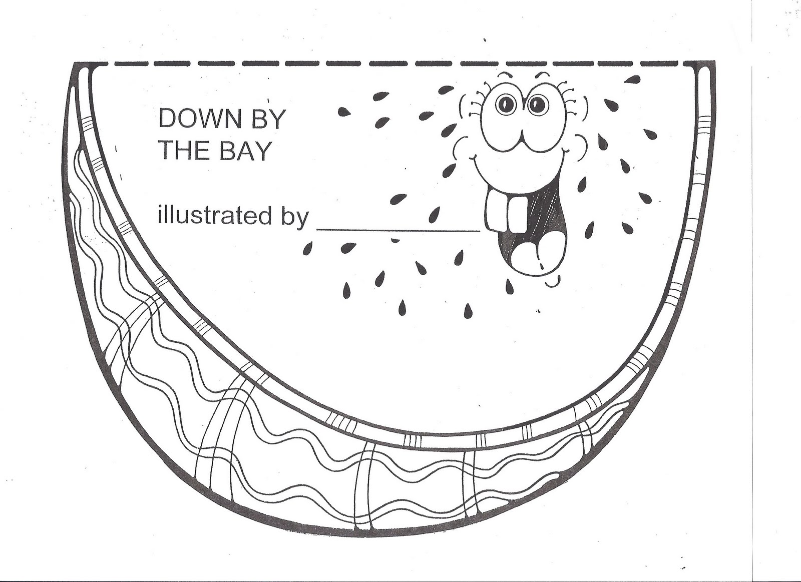 Down By The Bay Coloring Pages