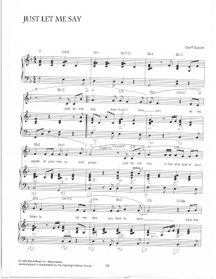 crescendowithme: Music analysis 2- Just Let Me Say