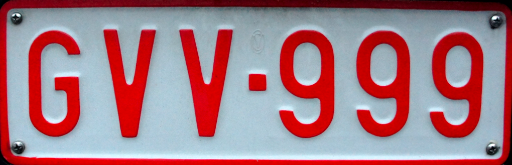 Belgian Licence Plates: Types of Belgian Licence plates