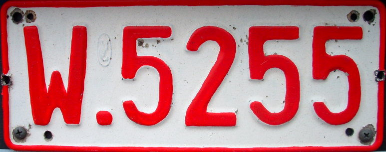 Belgian Licence Plates: Types of Belgian Licence plates