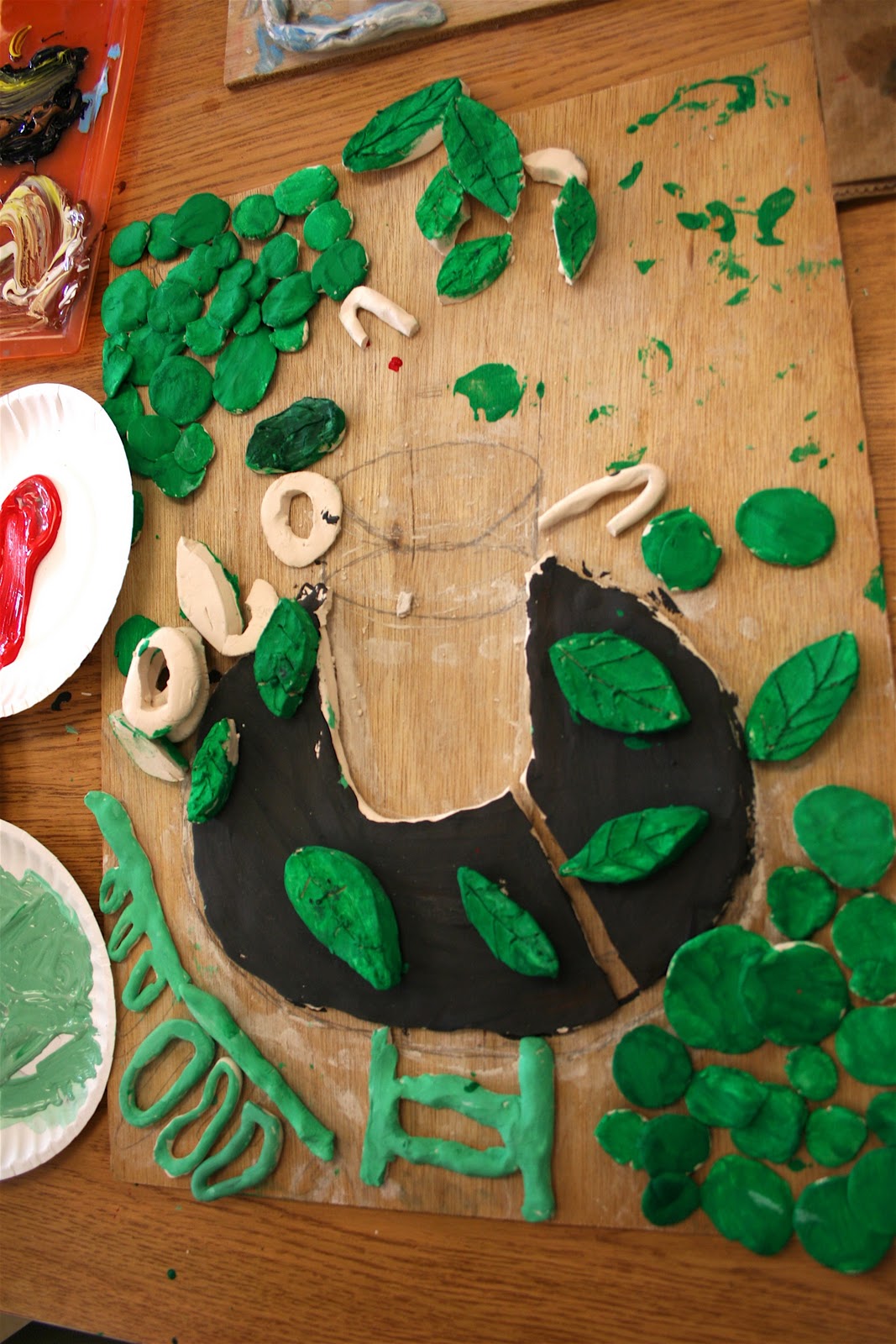 Art Project Girl: Clay Reliefs! Artist Studies.