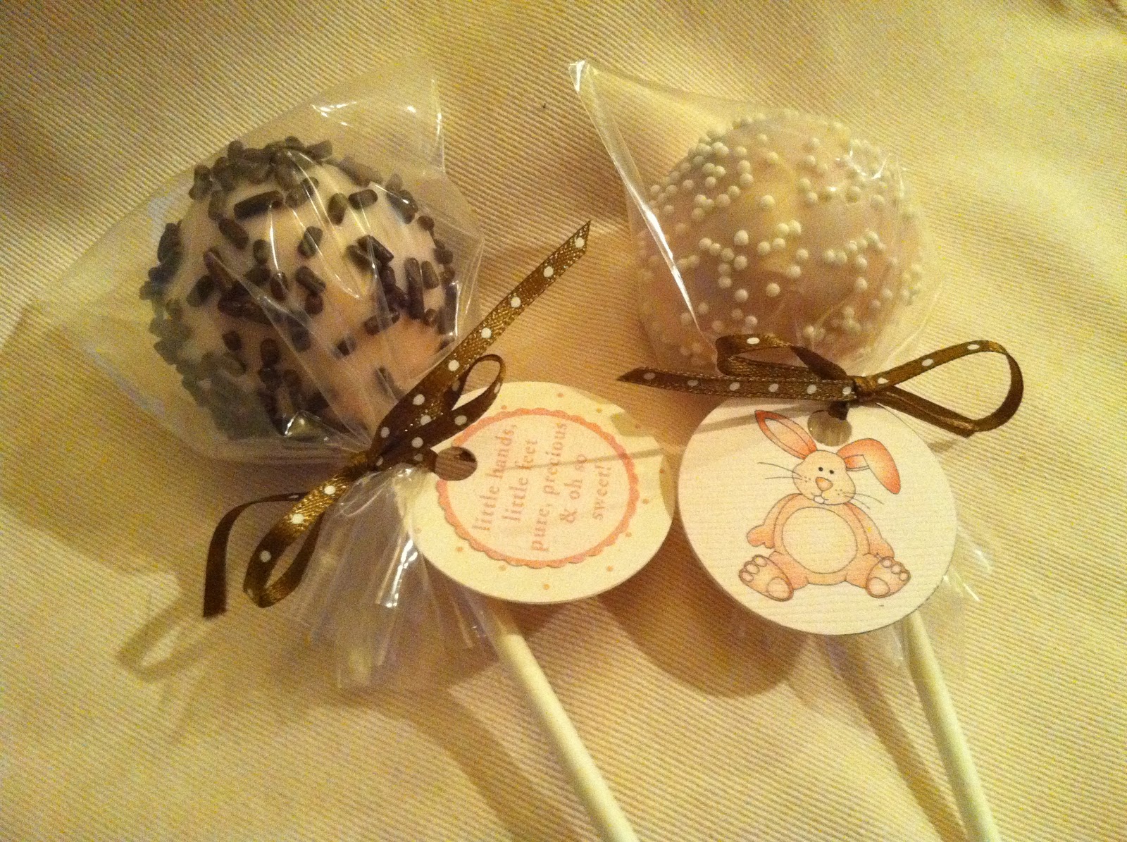 A Little Something Detailed: Cake Pop Tags: Bunnies