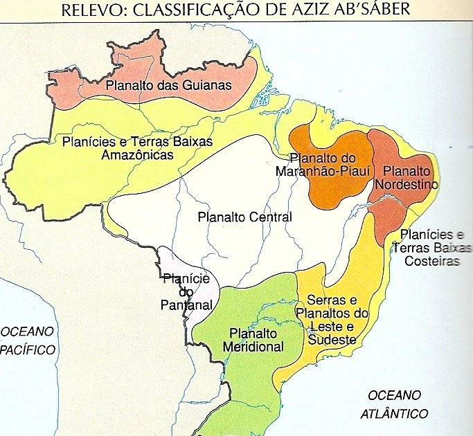 Geografia e Atualidades: Ab'Saber e a classificação do relevo brasileiro