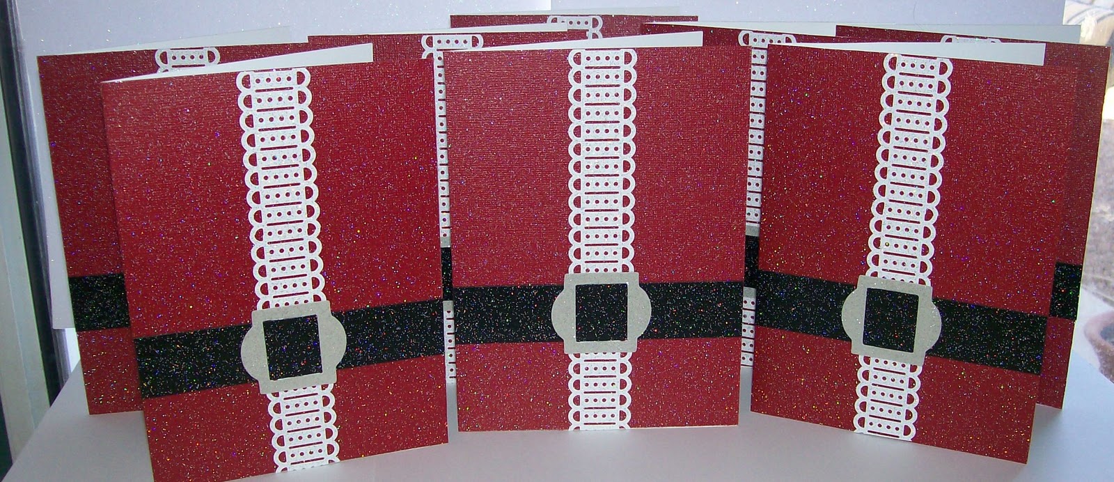 A TASTE of DC: Santa Suit Christmas Cards