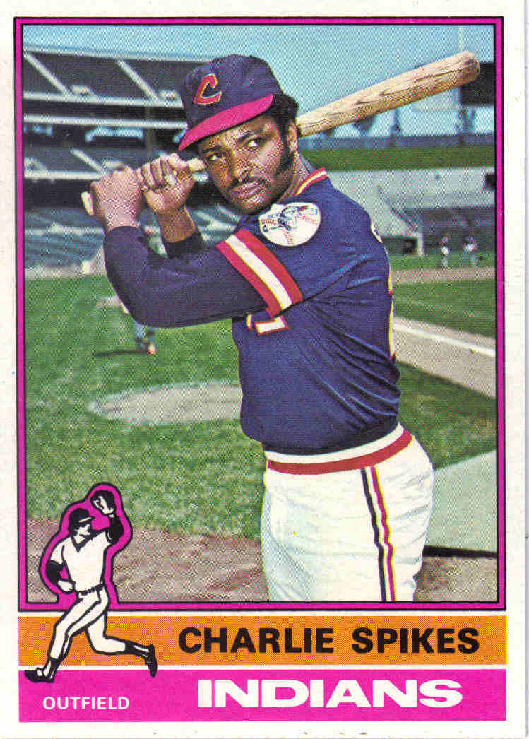 Project Baseball 1976: 1976 Topps #408 - Charlie Spikes