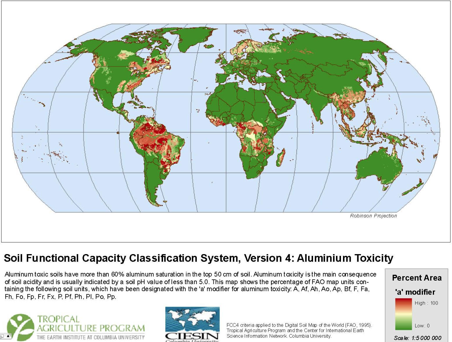 Early Warning: Some Global Soil Deficiency Maps