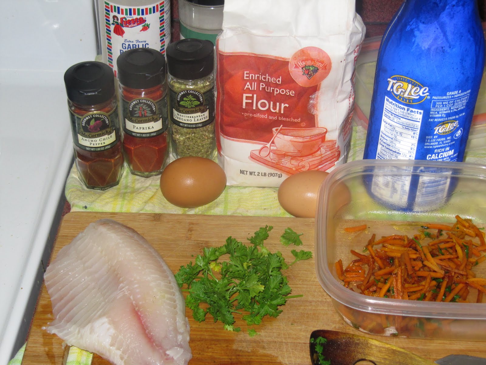 Cajun Catfish Crepe-کرپ ماهی با ادویه کیجن