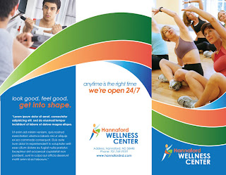 SilverLeafCreations: Hannaford Wellness Center Brochure