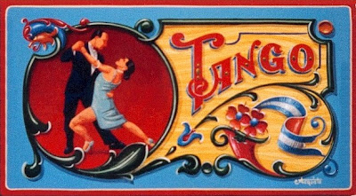 fileteado porteño de Carlos Acquisto: TANGO Y FILETEADO