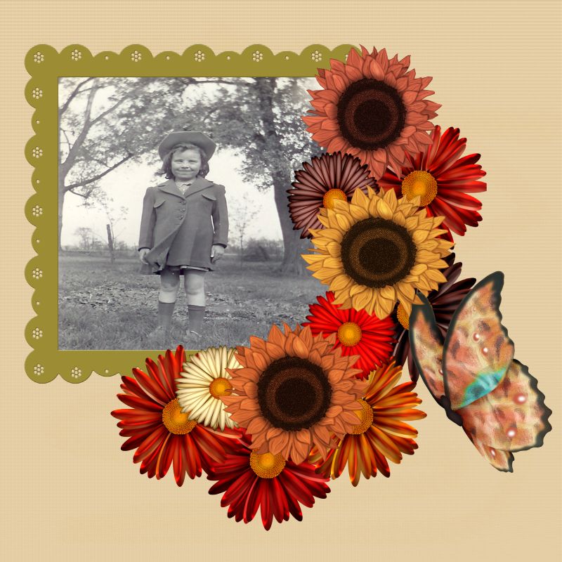 Scrappy Luv: Working on a new kit - quick page freebie