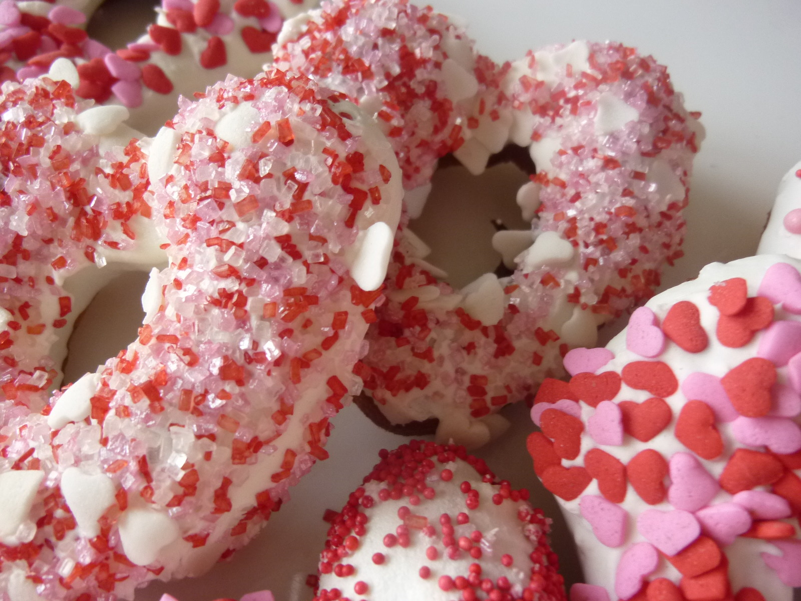 Heart Shaped Doughnuts with Raspberry Glaze – Diary of a Mad Hausfrau