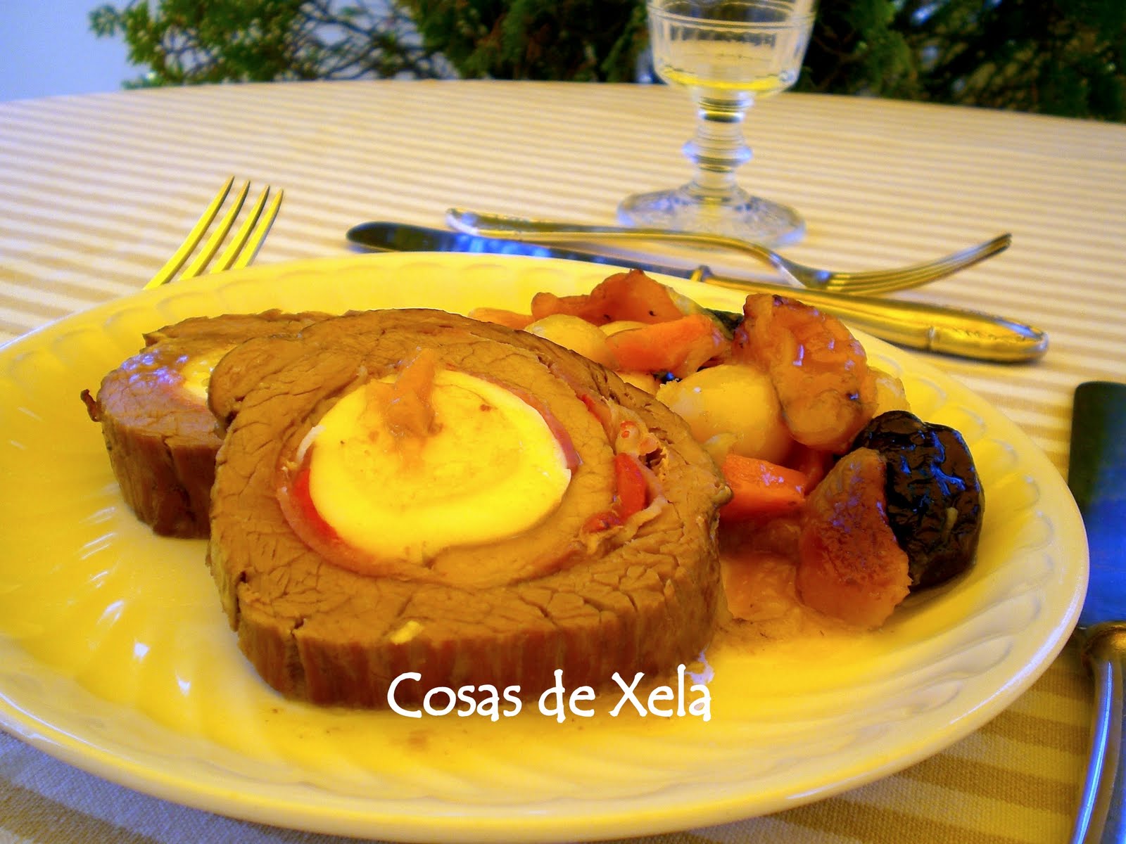 COSAS DE XELA: TERNERA RELLENA