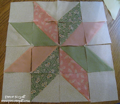 Piece N Quilt: Star Flower Quilt Block Tutorial