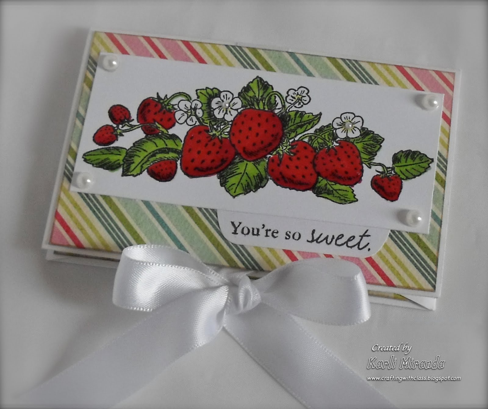 Crafting with Class: Envelope Gift Card Holder & Video Tut