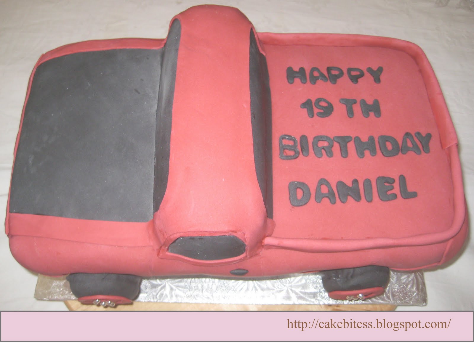 Cake Bites: Pick up truck cake