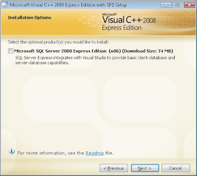 Usuário deMENTE: Instalando o Microsoft Visual C++ 2008 Express Edition