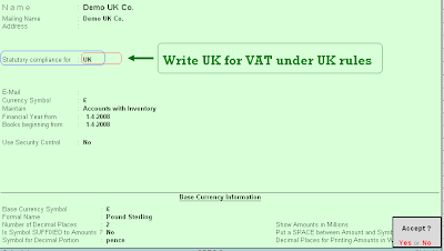 How to Calculate VAT of UK in Tally 9 and its Accounting Treatment ...