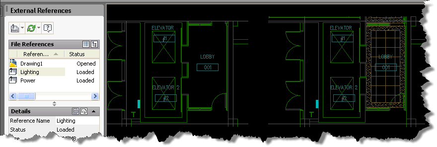 The Lazy Drafter 1 Xref Linked Twice For Separate Layer Control