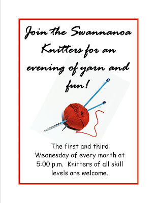 Friends of the Swannanoa Library: New Knitting Club!!