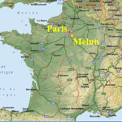 On aime bien Paris !: Ubicación de la Ciudad de Melun
