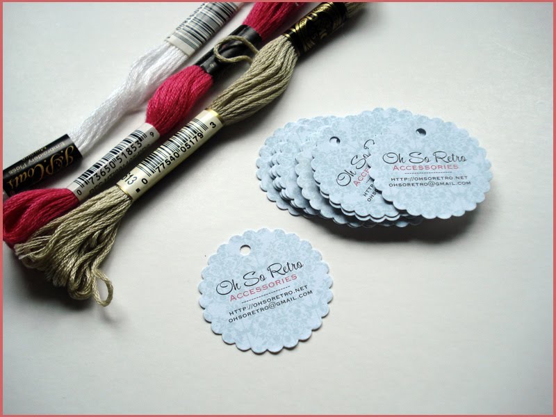 Oh, Hello! // Oh So Retro Accessories: DIY Hang Tags (on a budget!)