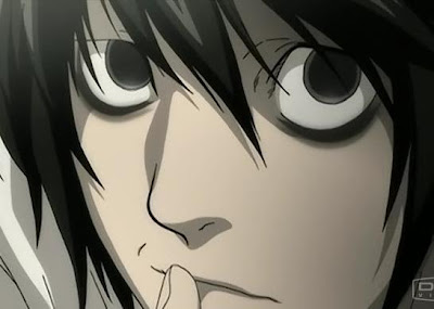 ANIME MAGAZINES: L Close Up Death Note Picture