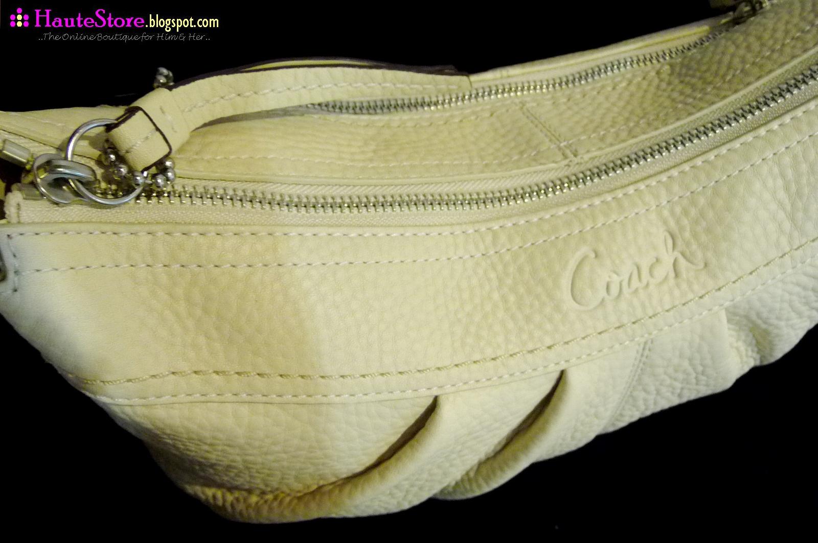 HauteStore: COACH Soho Pleated Leather Hobo F13730