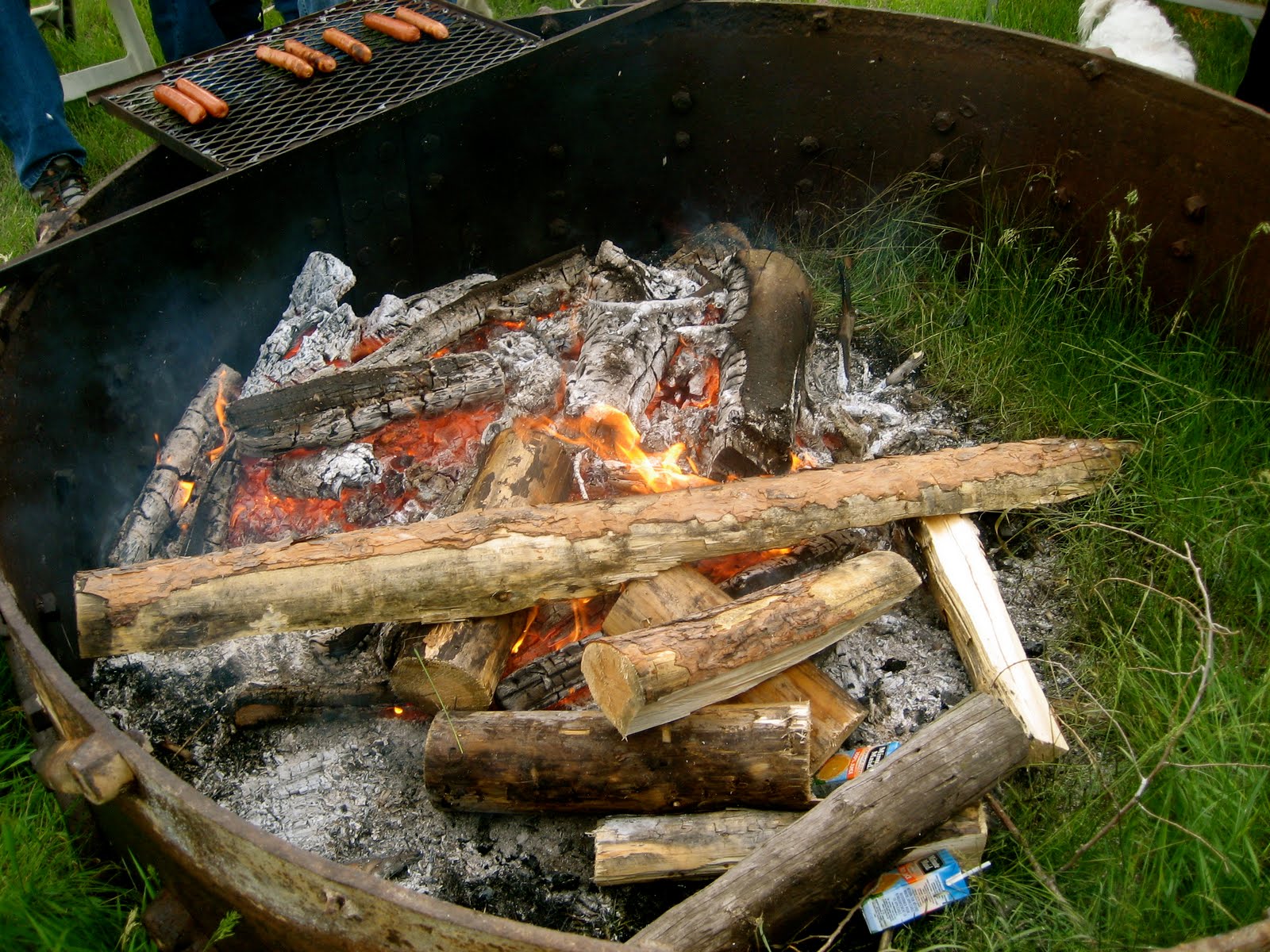 These Days...: Walking & Weiner Roasts