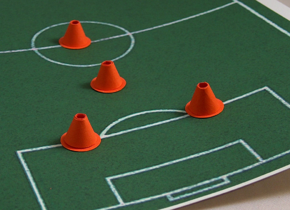 Rain Puddles Design: Orange Paper Practice Cone Tutorial