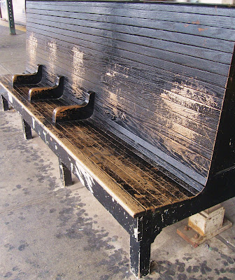 One More Folded Sunset: Subway Bench