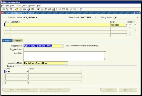 Oracle Apps Technical Forms Personalization In Oracle Apps Overview