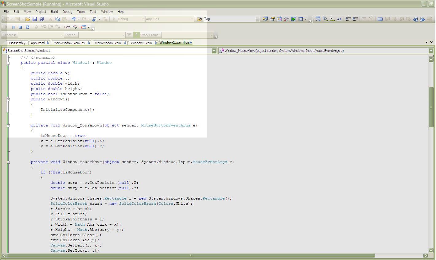 DOT NET TRICKS: Screen Capture in WPF & WinForms Application