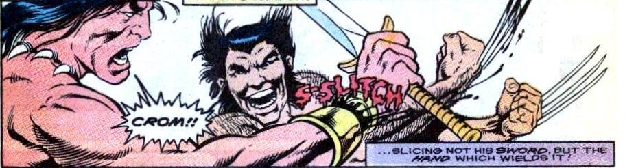 GROGNARDIA: Conan vs. Wolverine