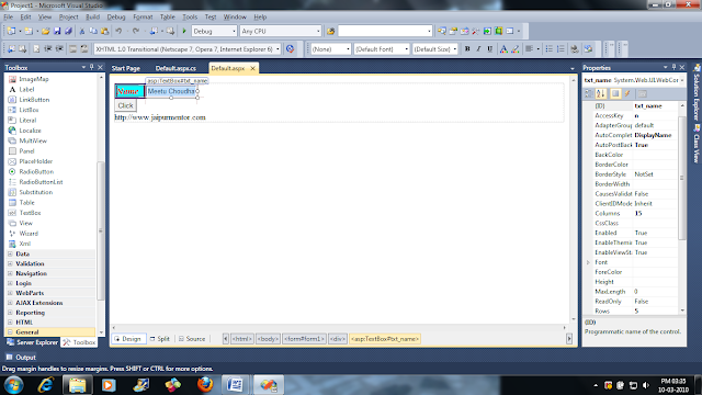 Meetu s Desk Meetu Choudhary Changing Properties Of Textbox In Visual Studio 2010 Meetu s Desk Meetu Choudhary Changing Properties Of Textbox In Visual Studio 2010