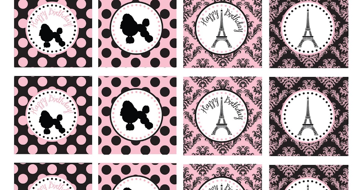 Paris Party: Free Printables. - Oh My Fiesta! in english