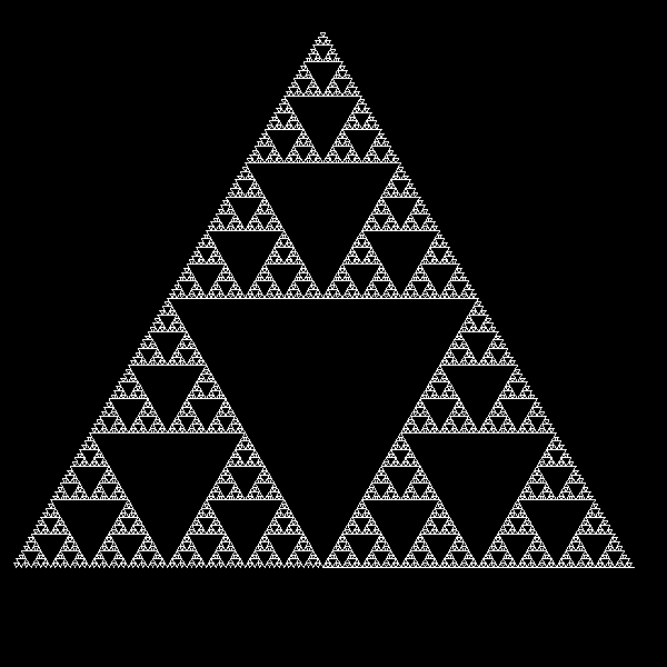 Ruby Processing: Sierpinski Fractal Implemented in ruby-processing using an L-System