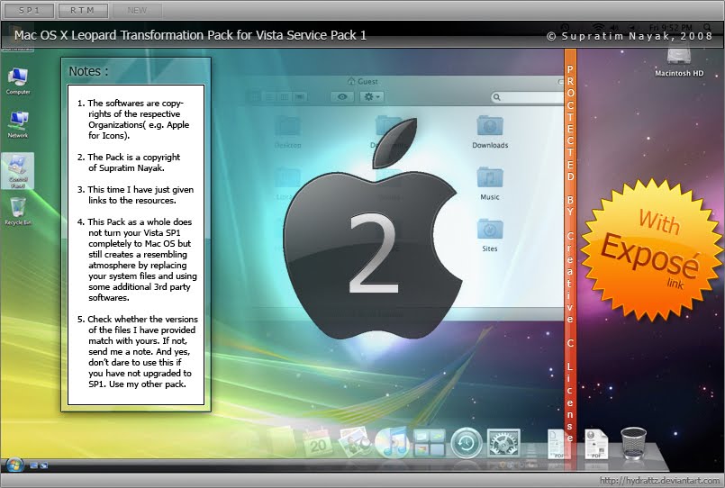 Mac OS X Leopard Transformation Pack | Artikel dan Trik Menarik
