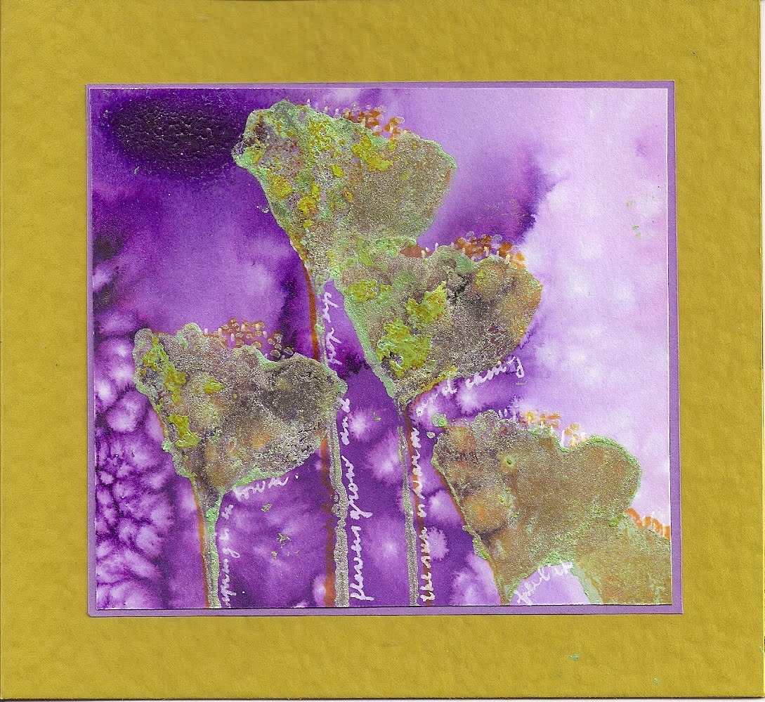 MIEKske: Paars ecoline papier