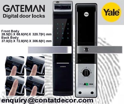 contatdecor projects and news: Yale Smart Touchpad Digital Door Locks