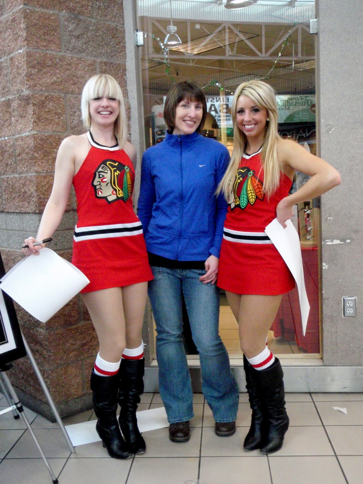 NFL and College Cheerleaders Photos: Chicago Blackhawks Keep Winning