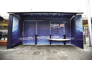 design and our surroundings: PART 2-Creative bus stop advertisement.