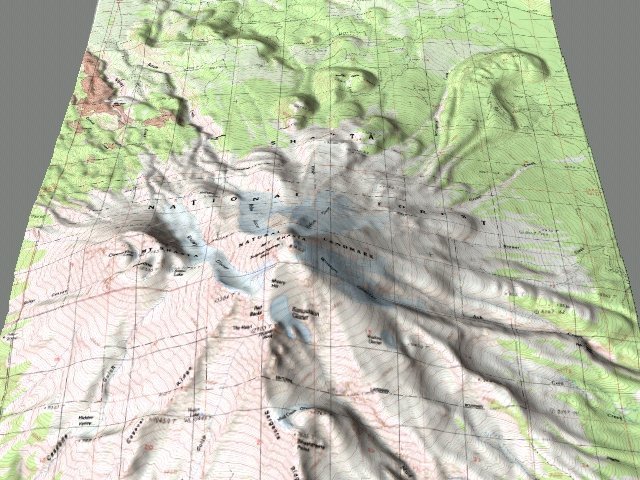 Forrest's GIS Blog: 3-D map Mt. Shasta, California