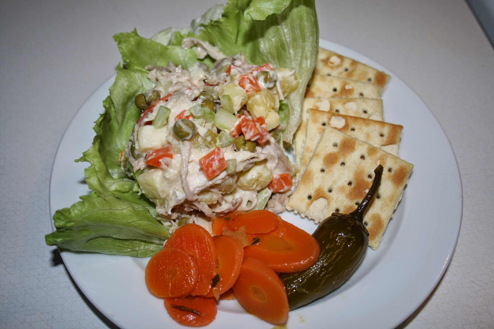 ¿Gusta Usted? : ENSALADA DE POLLO RECETA