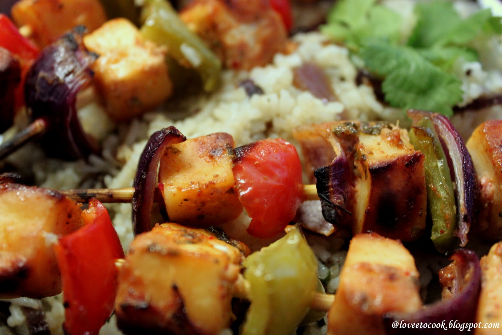 Love II Cook: Paneer Skewers