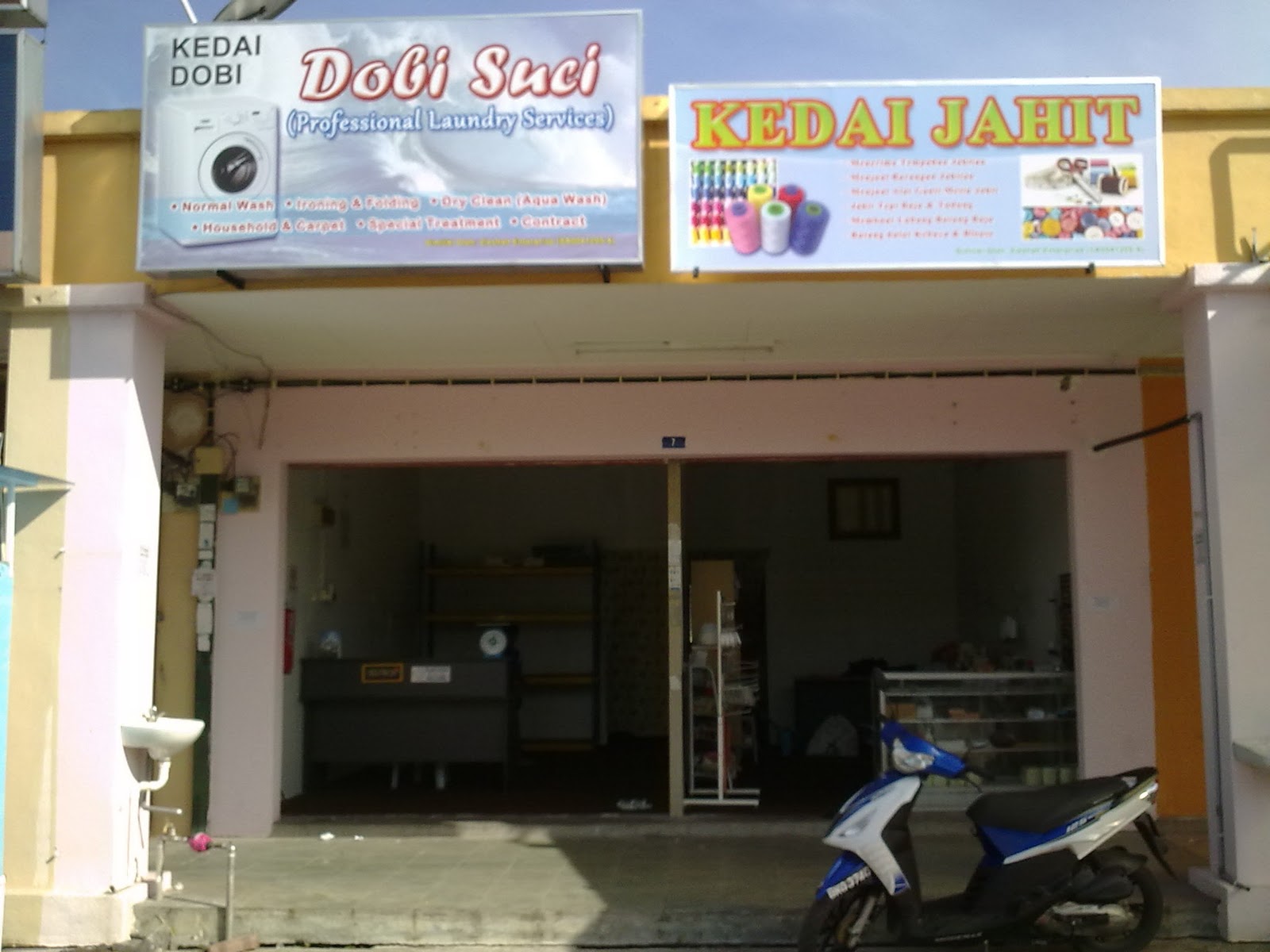 Taman Khalid Alwalid: Iklan sikit : Kedai Dobi dan Kedai Jahit telah di ...