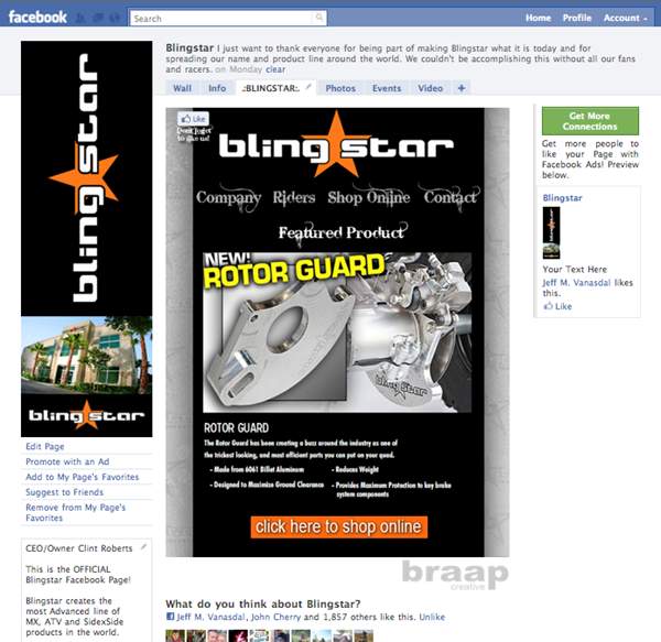 Blingstar Launches new Custom Facebook Page - UTV Guide